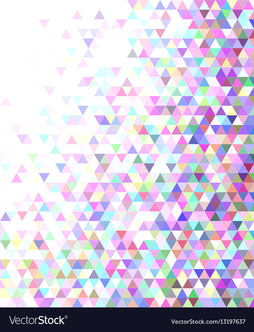 Abstract regular triangle mosaic background Vector Image Abstract regular triangle mosaic background Vector Image