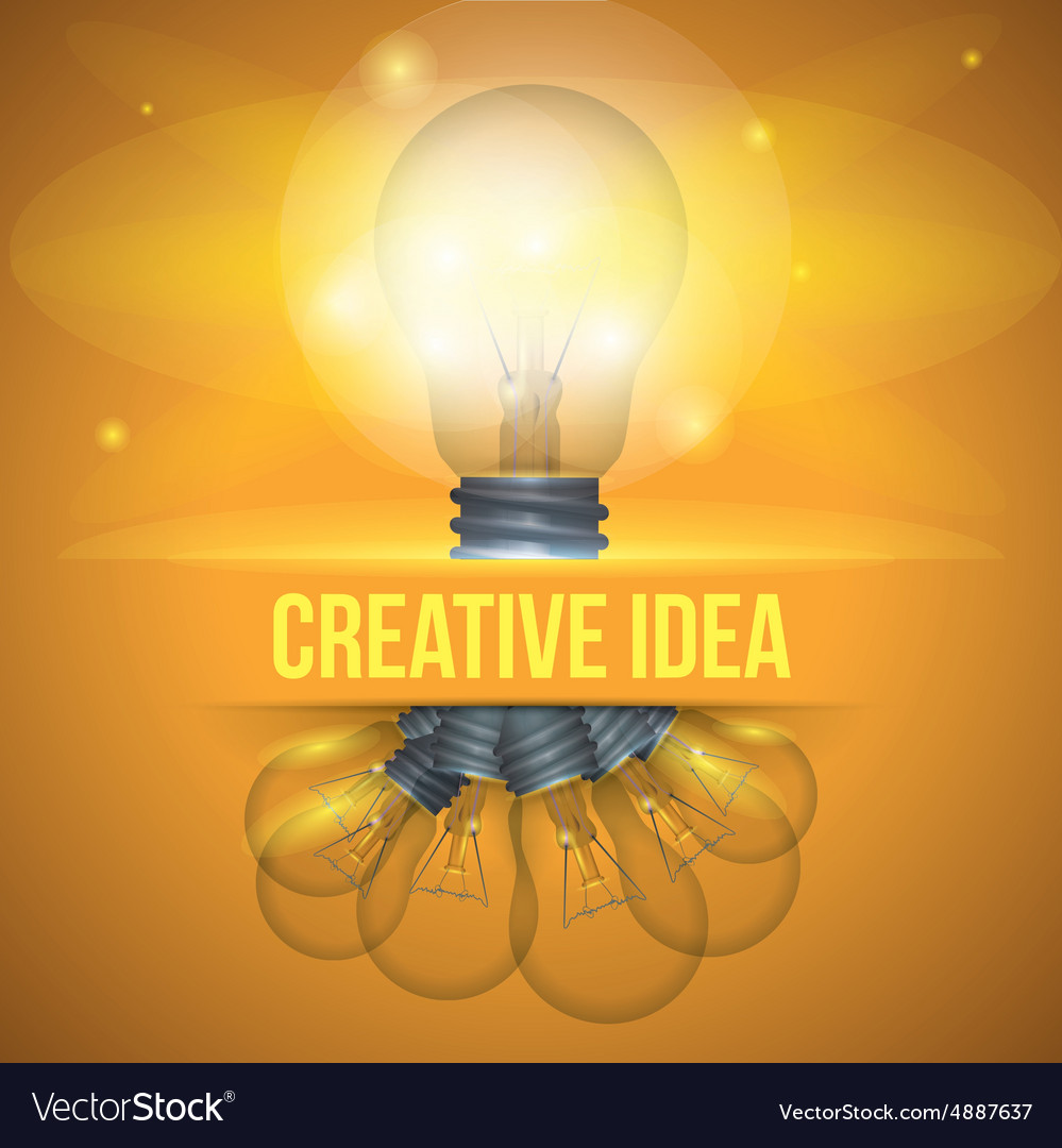 Bulb design Royalty Free Vector Image - VectorStock