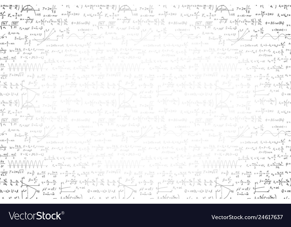 Complex Scientific Formulas Royalty Free Vector Image