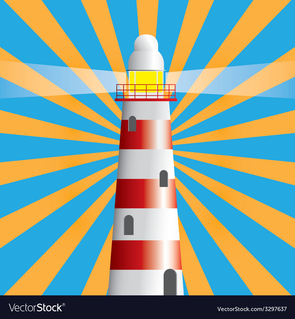 Lighthouse Royalty Free Vector Image - VectorStock
