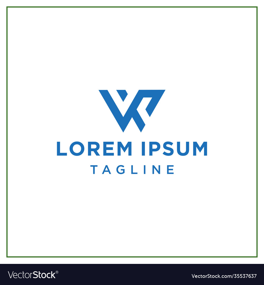 Vp monogram logo Royalty Free Vector Image - VectorStock