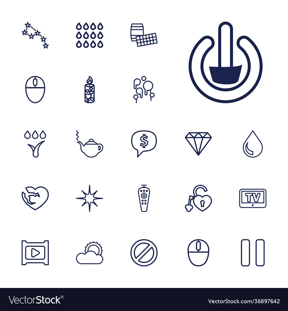 22 shiny icons Royalty Free Vector Image - VectorStock