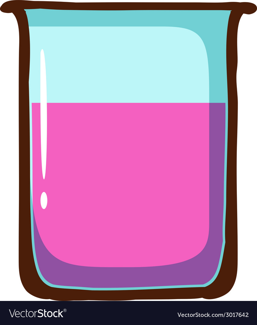 Beaker Royalty Free Vector Image - VectorStock
