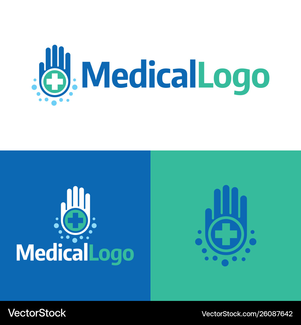 Medical icon and logo Royalty Free Vector Image