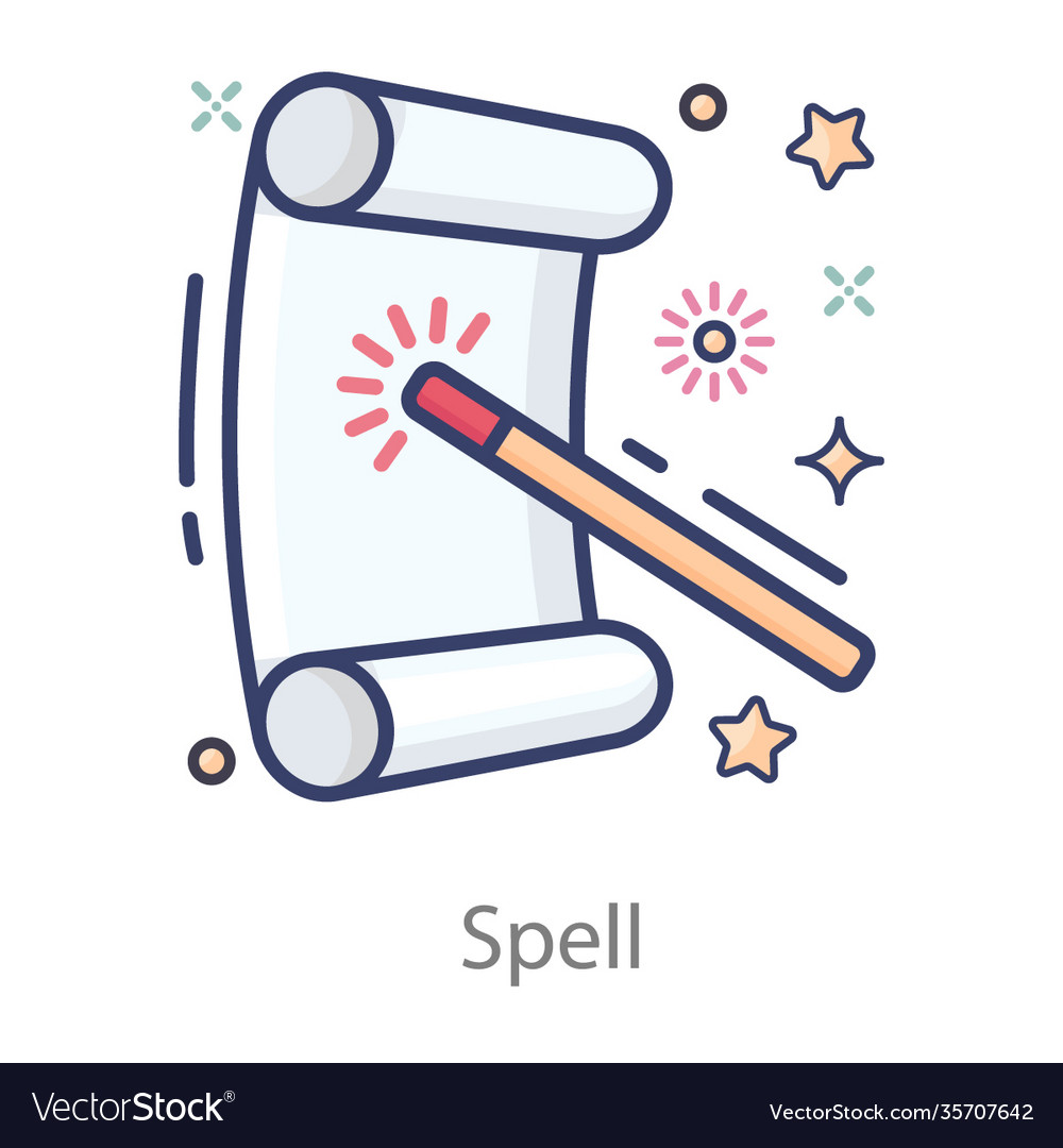 Spell Royalty Free Vector Image - VectorStock