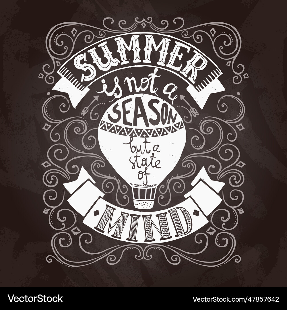 Summer poster black summer poster black Royalty Free Vector