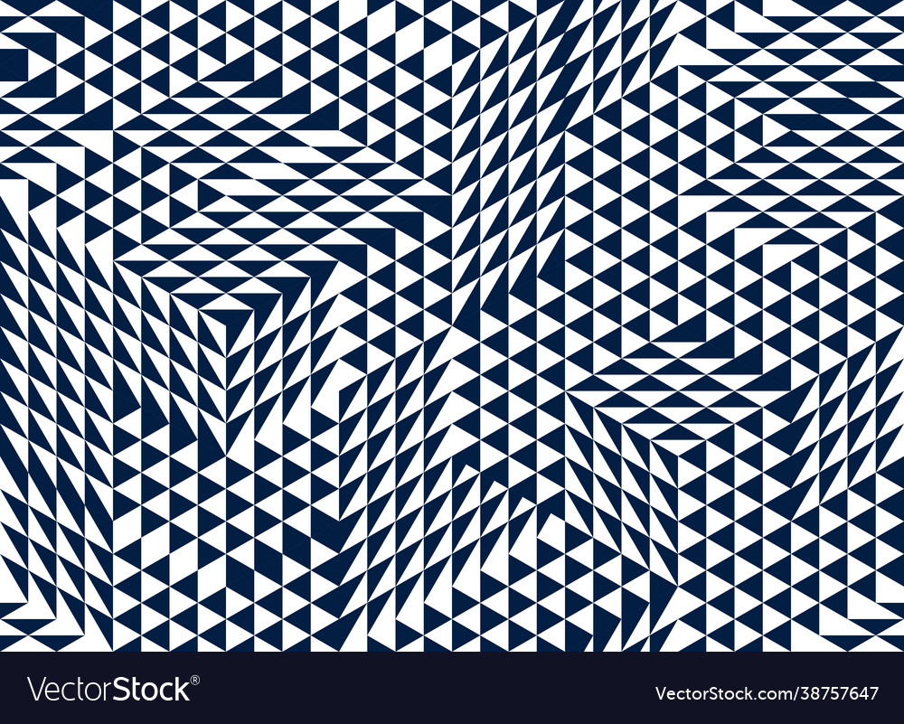 3d Cubes Seamless Pattern Background Rhombus Vector Image