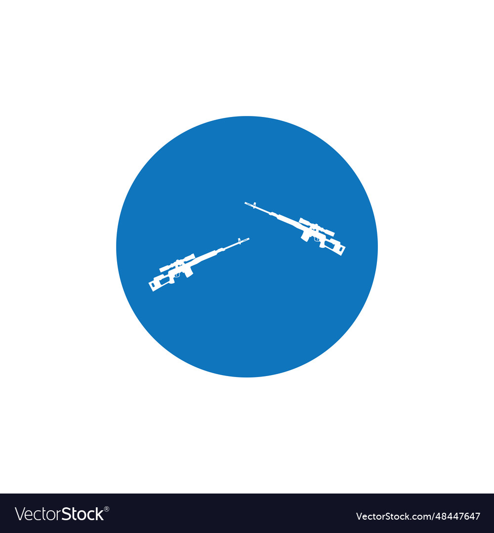 Firearms icon Royalty Free Vector Image - VectorStock
