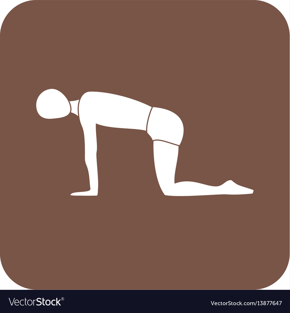 Table pose Royalty Free Vector Image - VectorStock