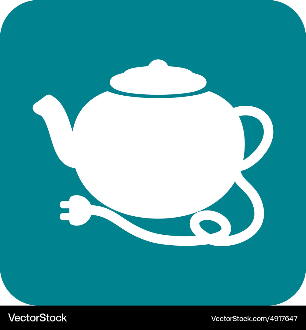 Tea kettle Royalty Free Vector Image - VectorStock