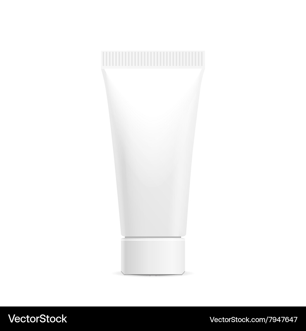 Tube of cream packaging Royalty Free Vector Image