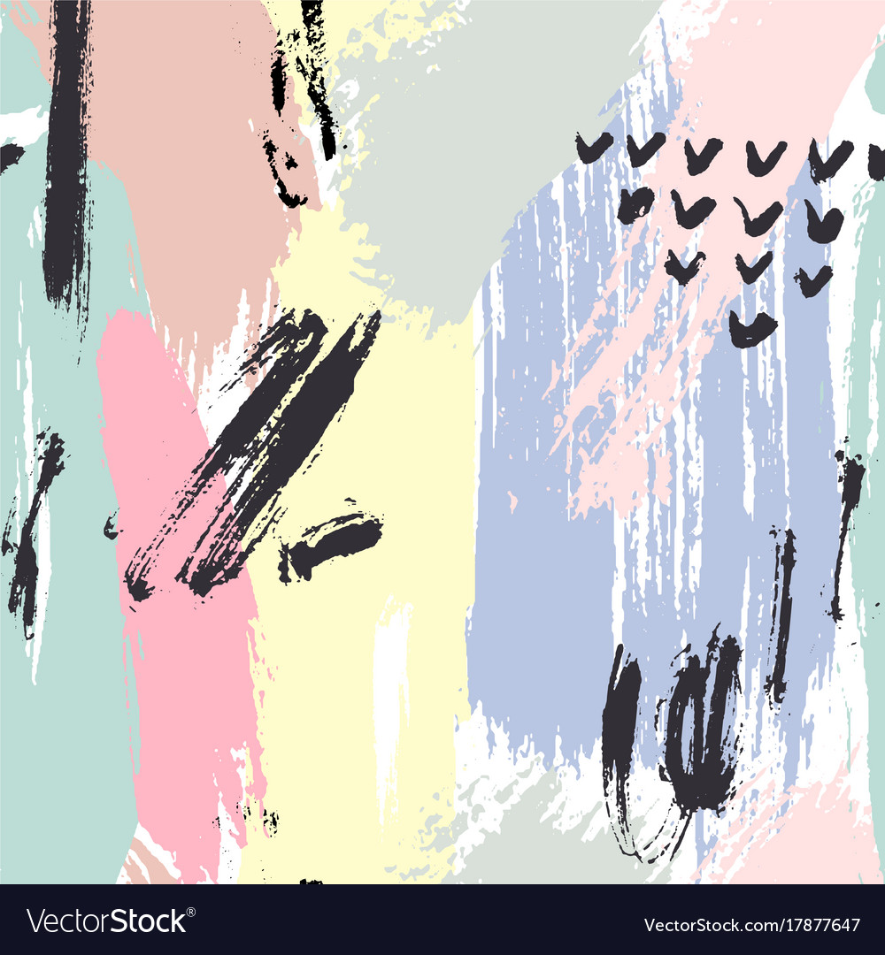 Universal memphis hand drawn seamless pattern Vector Image Universal memphis hand drawn seamless pattern Vector Image