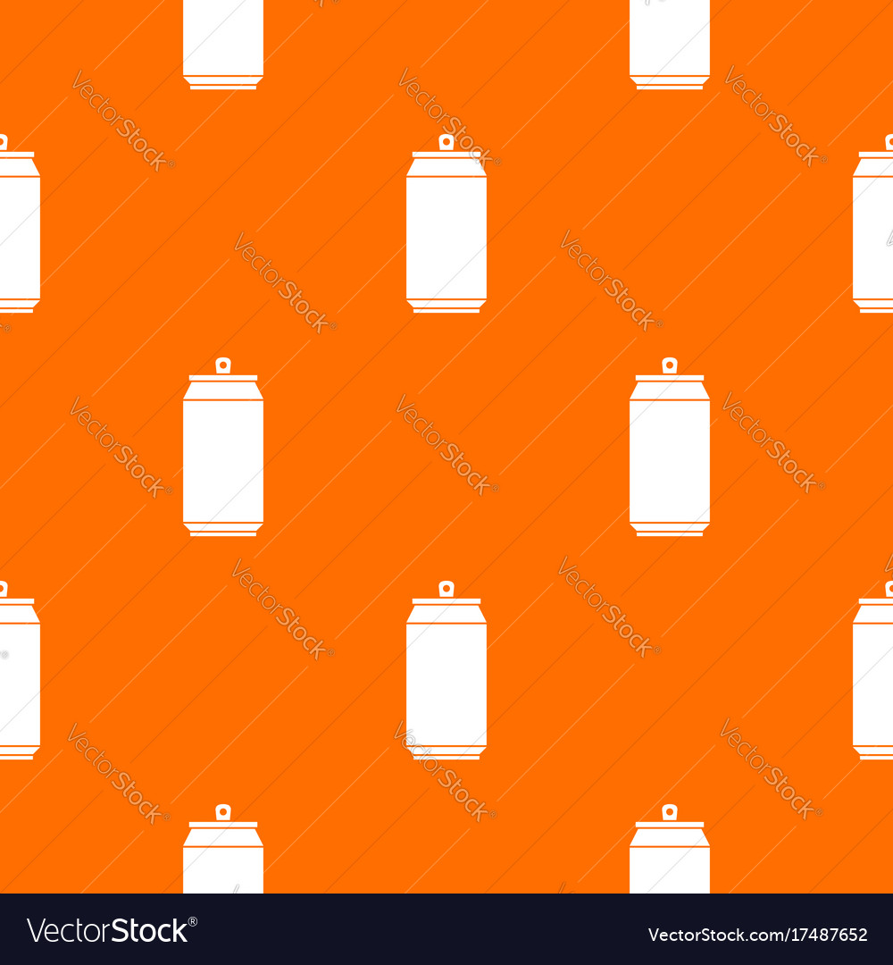 Can pattern seamless Royalty Free Vector Image