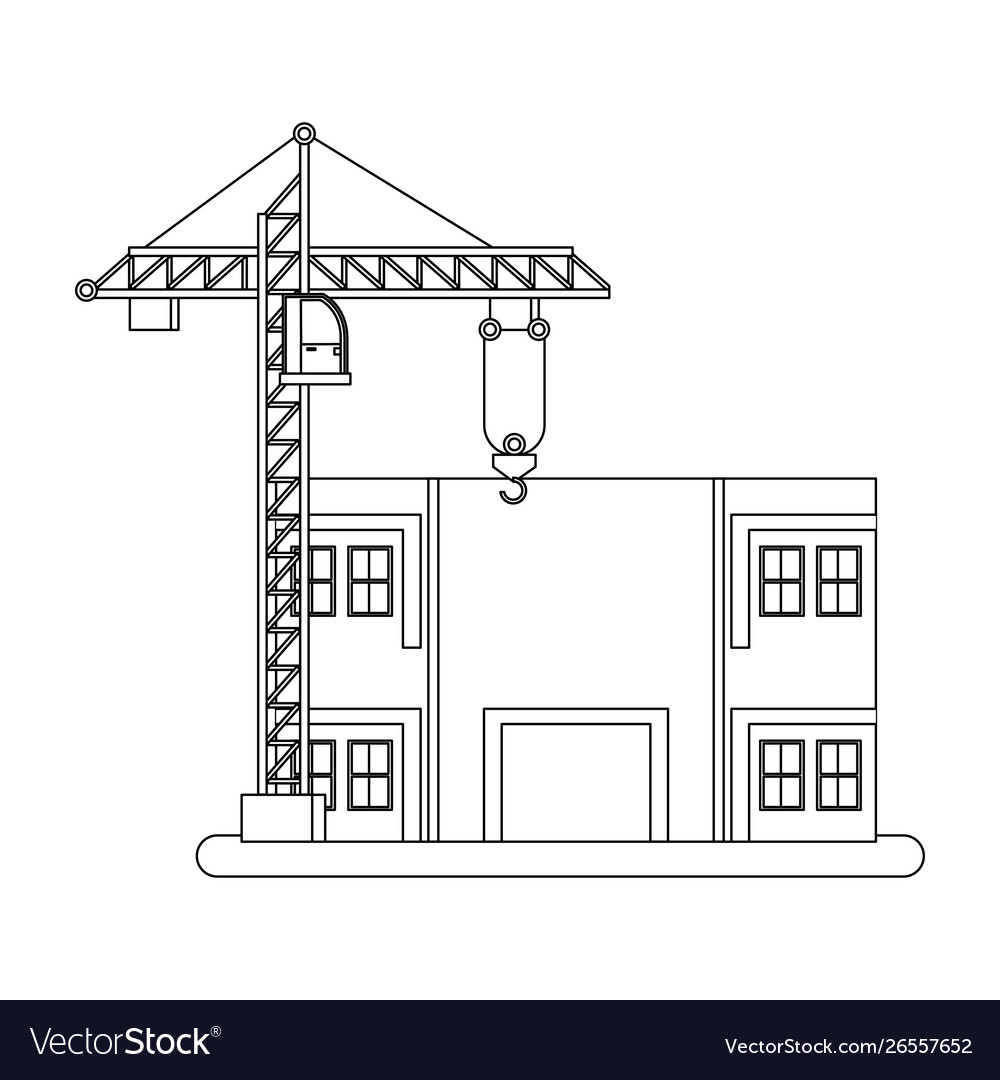 Construction architectural engineering work Vector Image