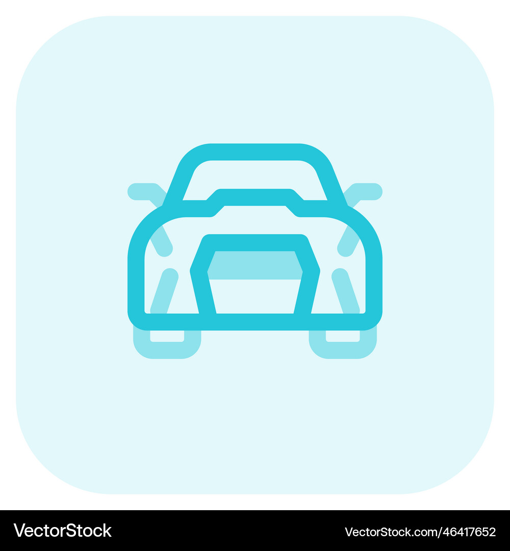 Modern car with stylish radiator grille Royalty Free Vector