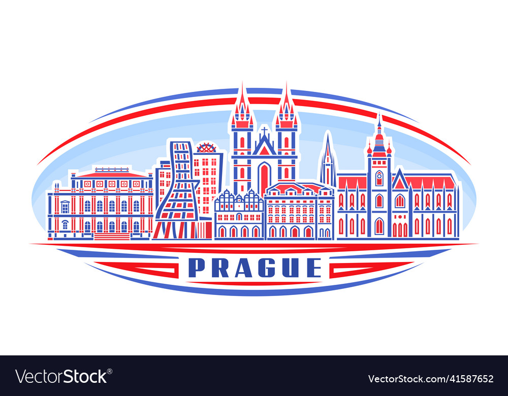 Prague Royalty Free Vector Image - VectorStock