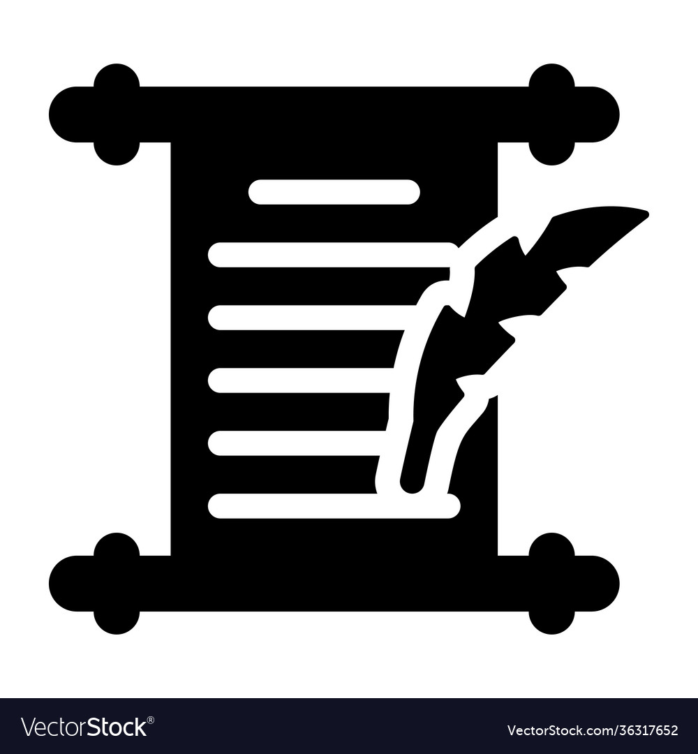 Scroll paper Royalty Free Vector Image - VectorStock