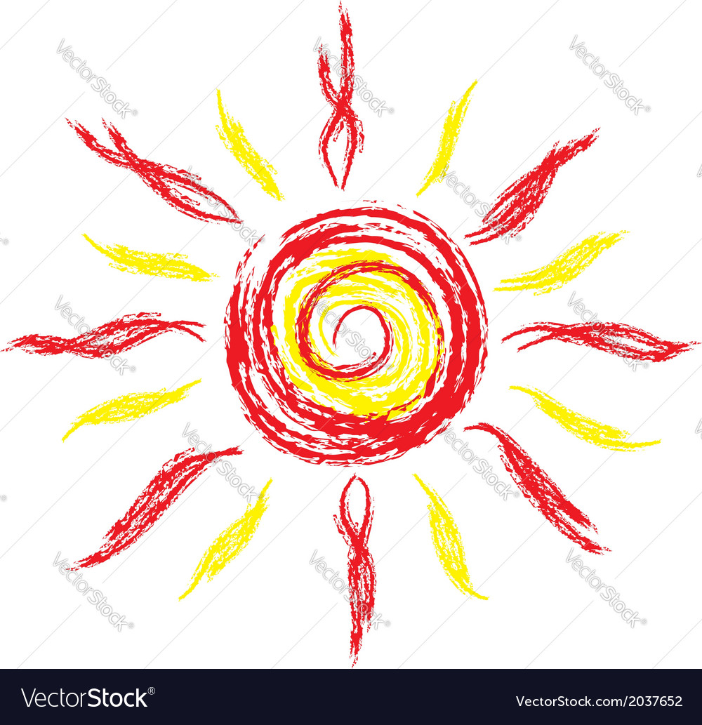 Sun Royalty Free Vector Image - VectorStock