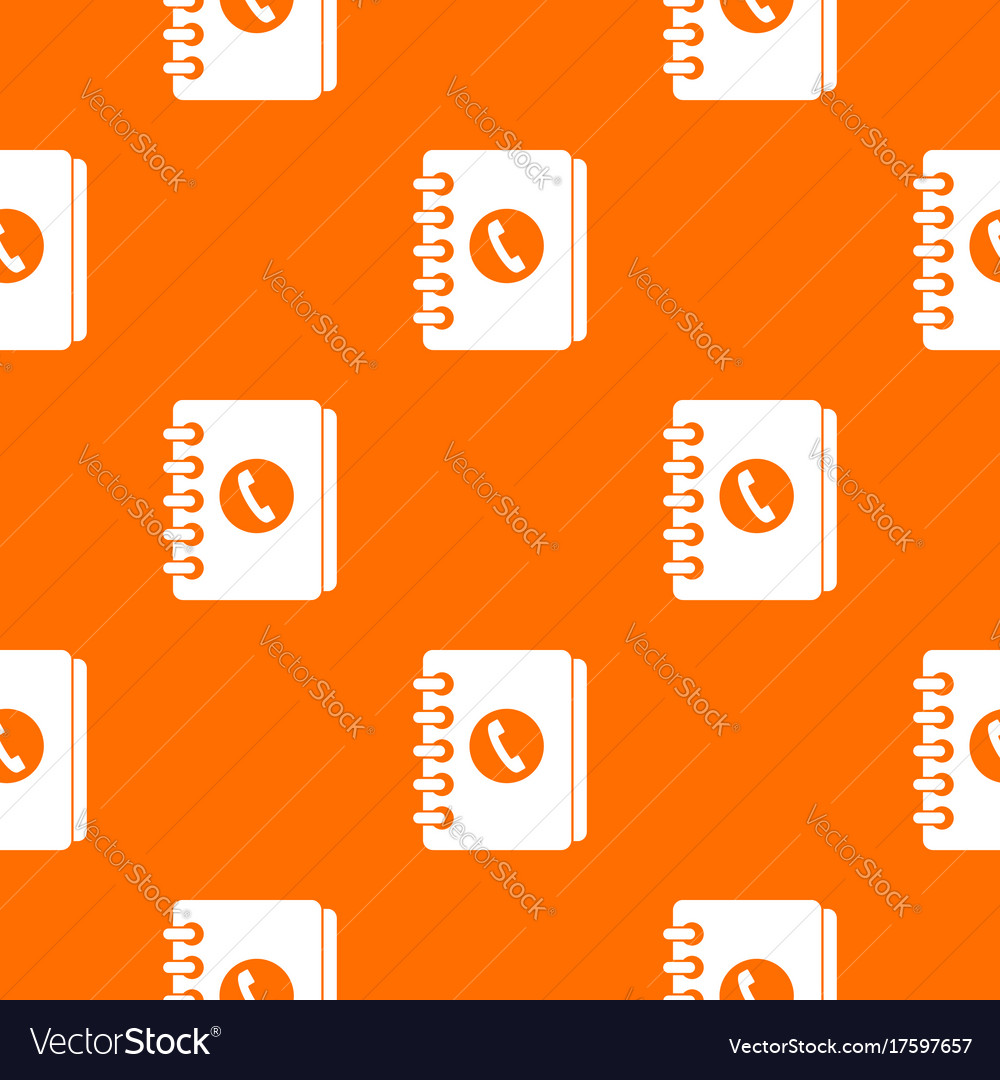 Address book pattern seamless Royalty Free Vector Image