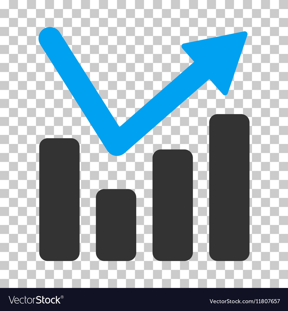 Bar Chart Trend Icon Royalty Free Vector Image Bar Chart Trend Icon Royalty Free Vector Image