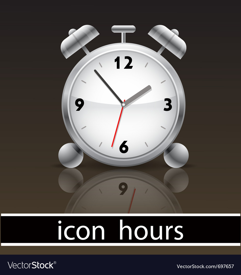 Clock icon Royalty Free Vector Image - VectorStock