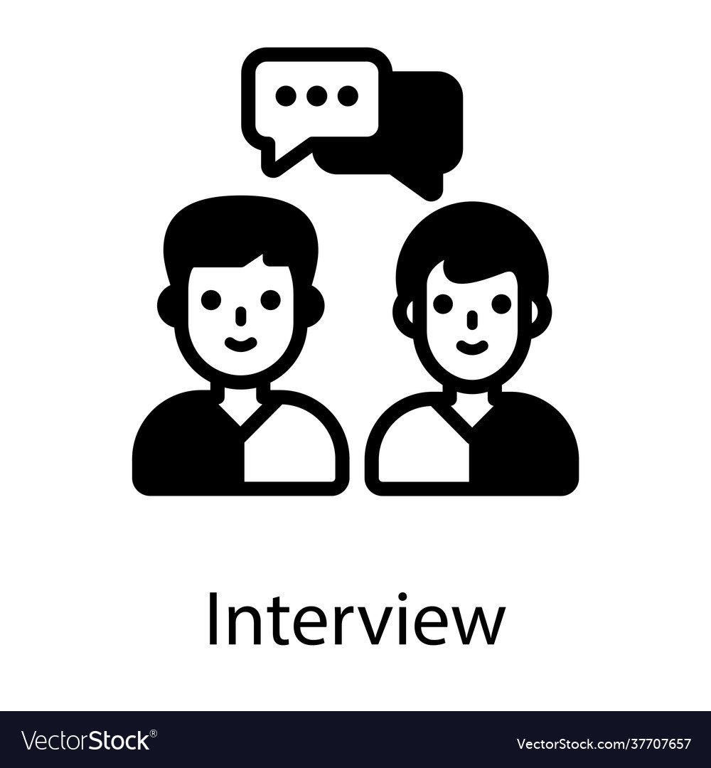 Interview Royalty Free Vector Image - VectorStock