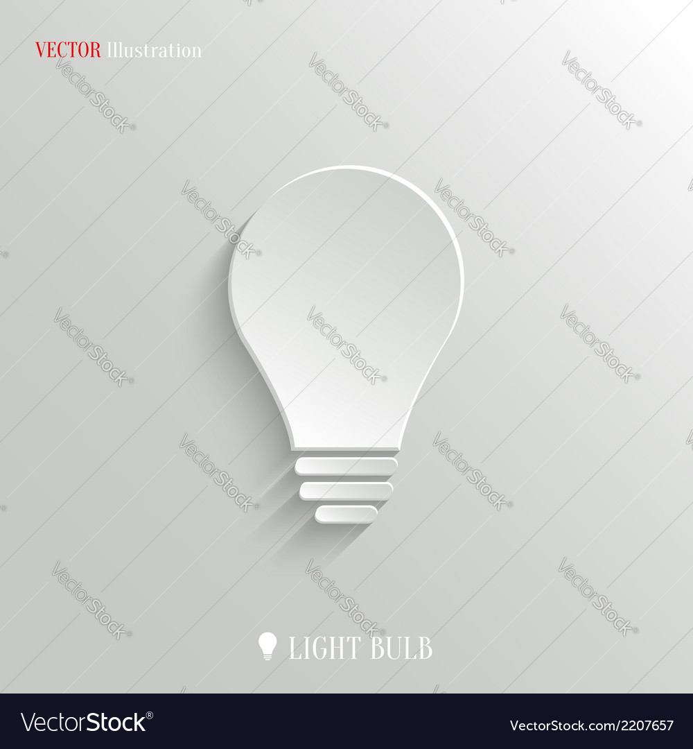 Light bulb icon - web background Royalty Free Vector Image