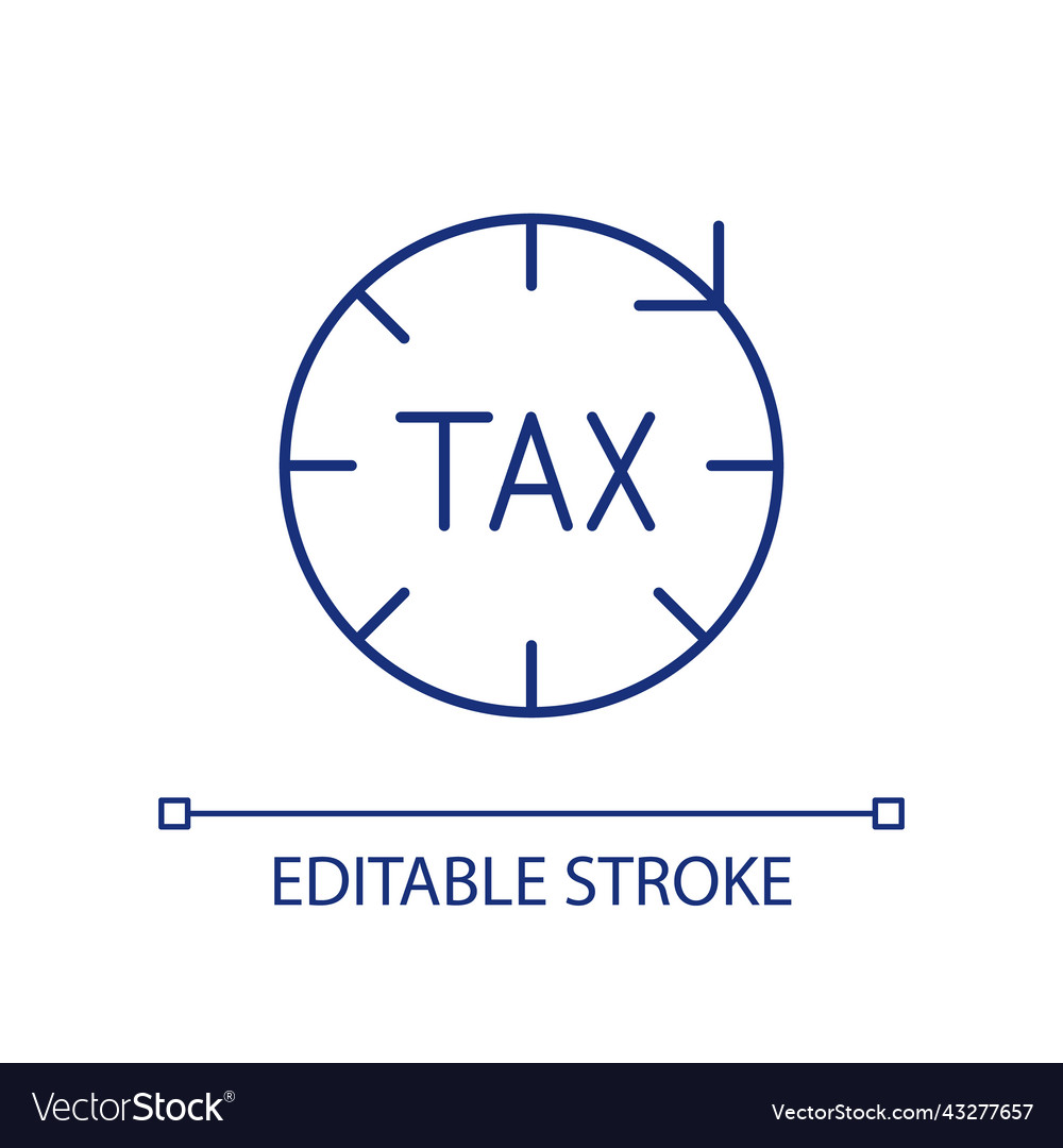 Tax payment rgb color icon Royalty Free Vector Image Tax payment rgb color icon Royalty Free Vector Image