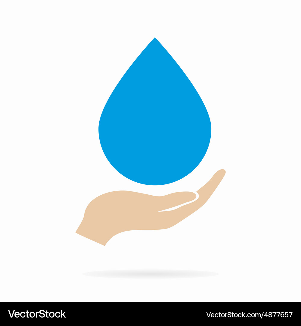 Hand And Water Logo