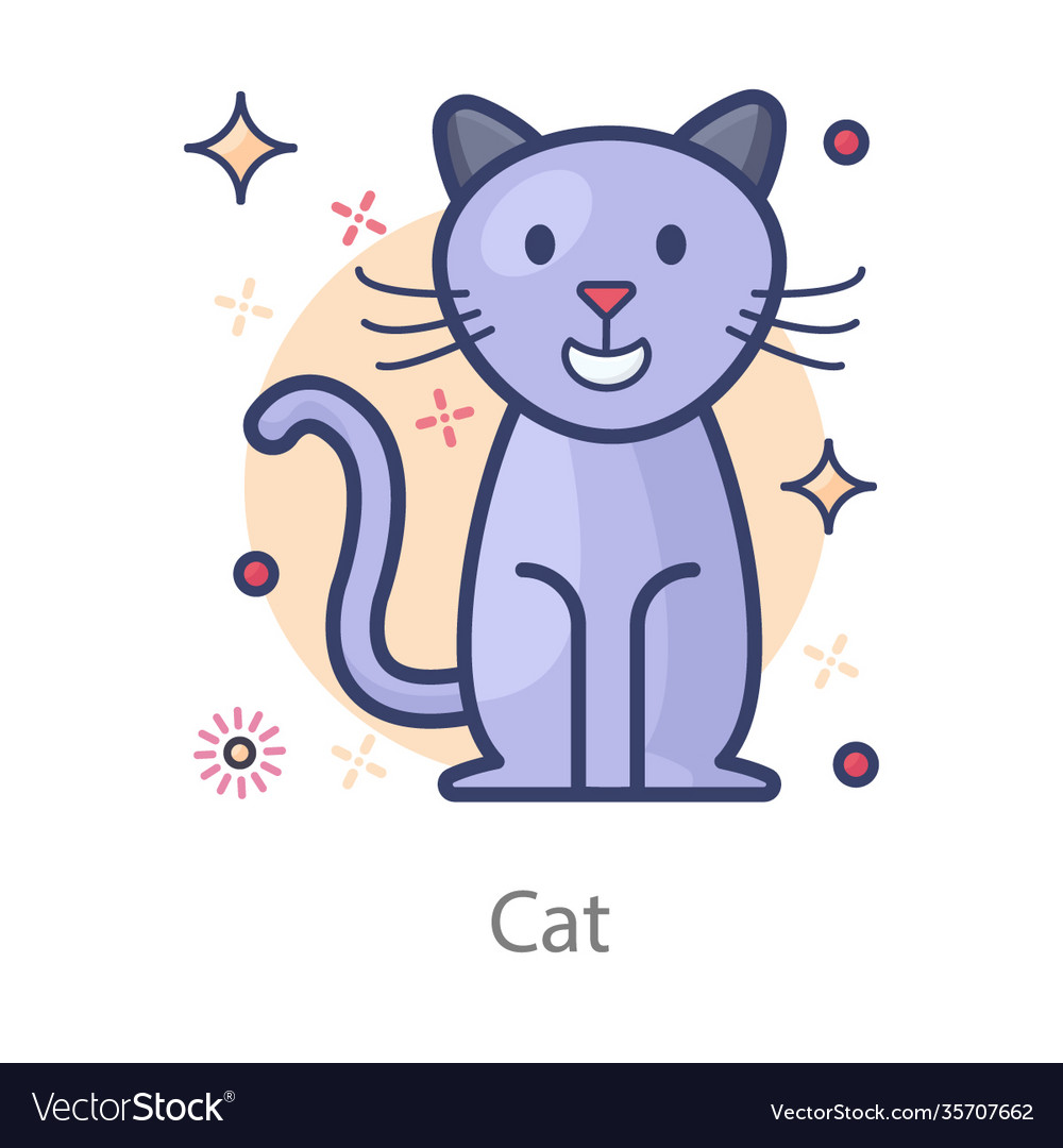 Cat Royalty Free Vector Image - VectorStock