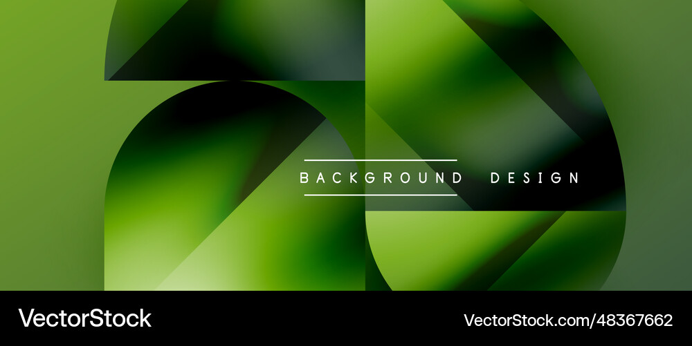 Essence of minimalism - metallic circles and Vector Image