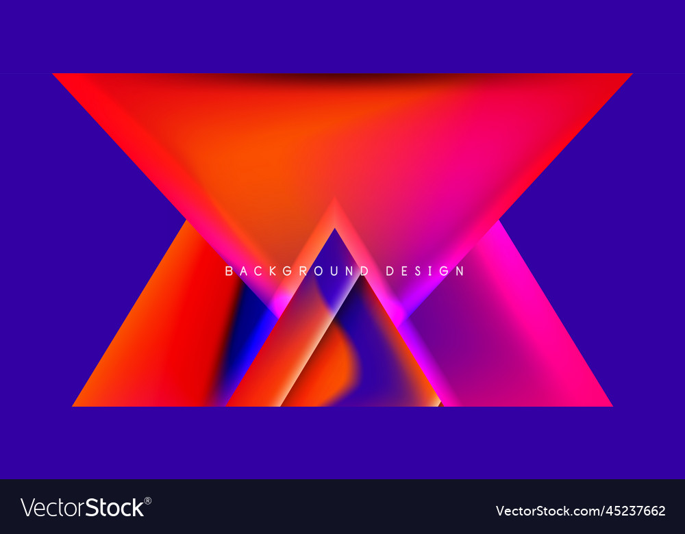 Futuristic triangle abstract background Royalty Free Vector
