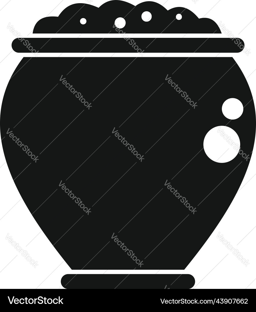 Potato food icon simple mash dish Royalty Free Vector Image