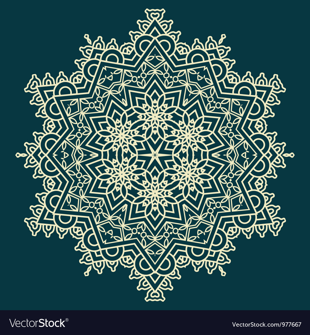 Design snowflake Royalty Free Vector Image - VectorStock