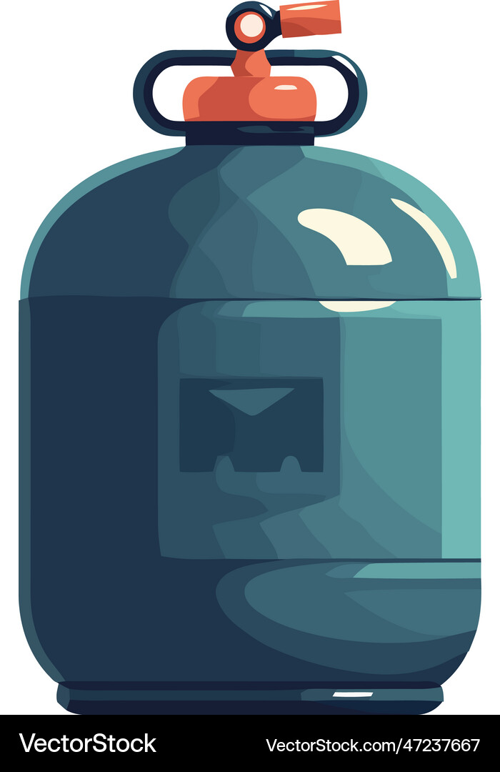 Flat icon of isolated chemical container Vector Image