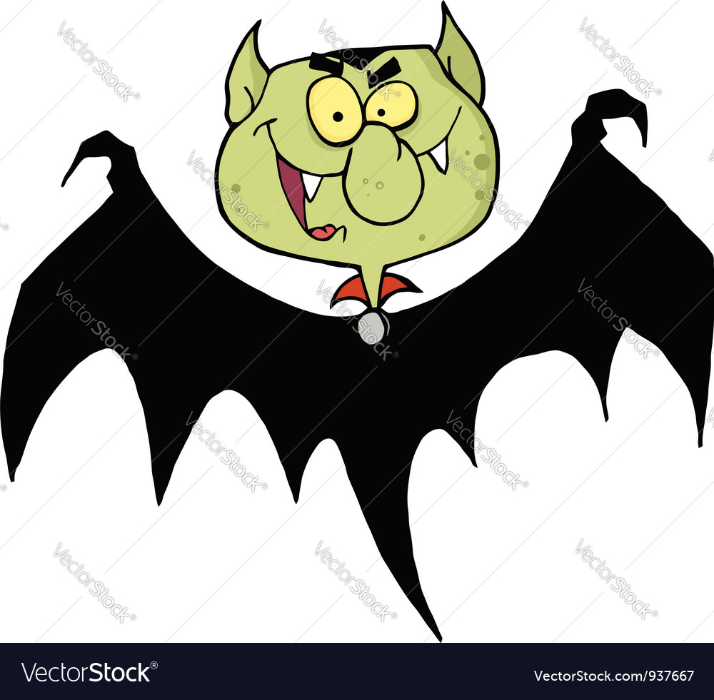 Flying vampire Royalty Free Vector Image - VectorStock