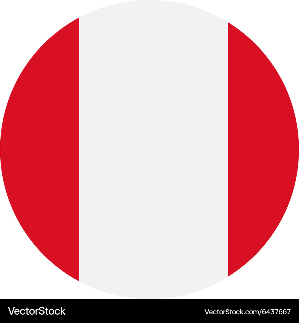 Peru flag Royalty Free Vector Image - VectorStock