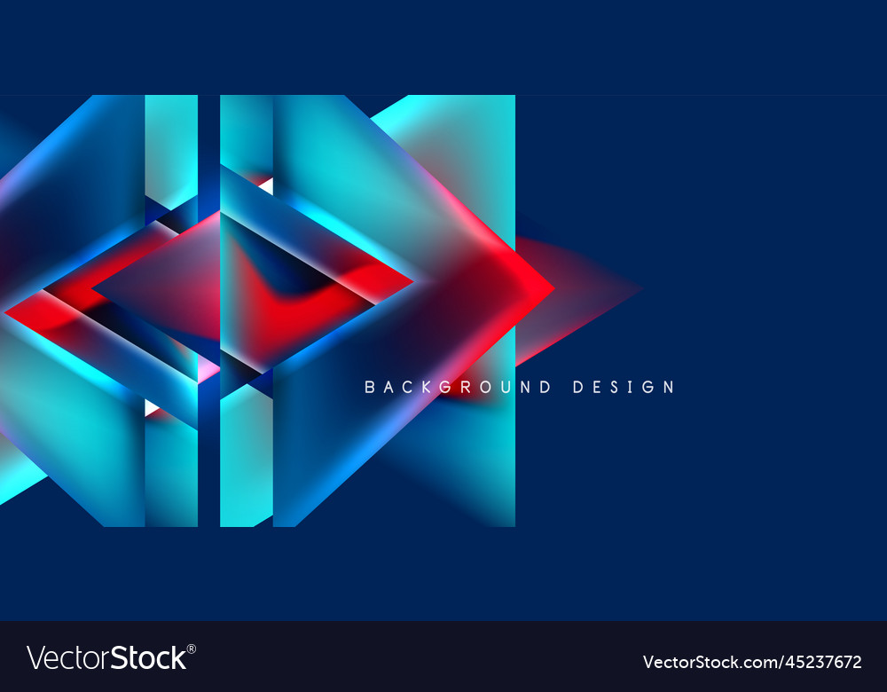 Futuristic triangle abstract background Royalty Free Vector