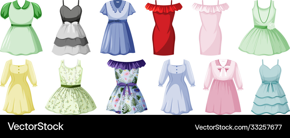 Isolated beautiful female outfit Royalty Free Vector Image