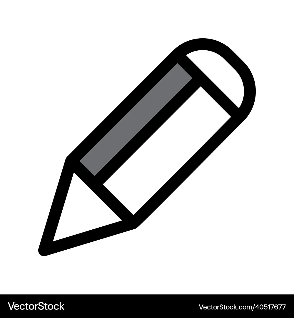 Pencil Royalty Free Vector Image - VectorStock