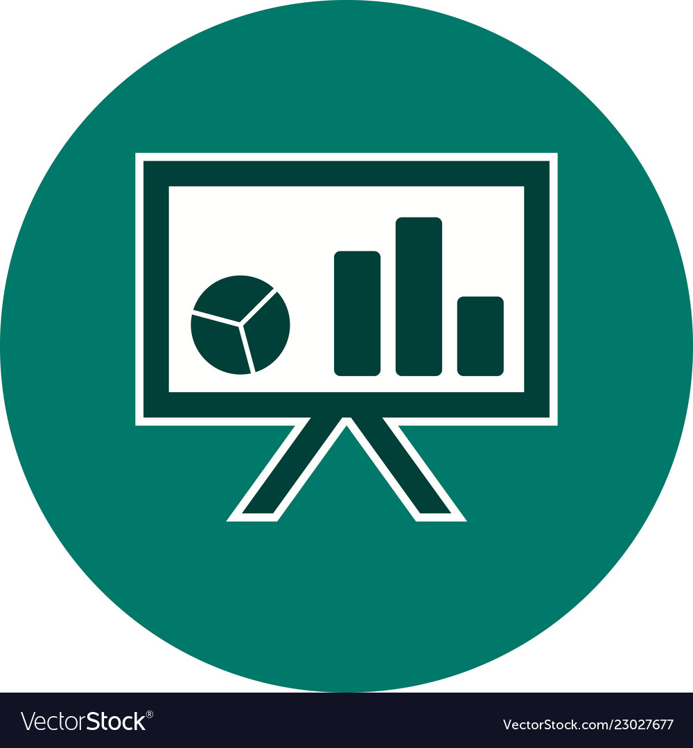 Presentation icon Royalty Free Vector Image - VectorStock