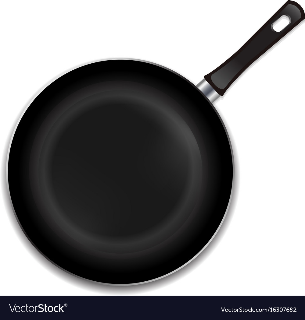 Frying pan Royalty Free Vector Image - VectorStock