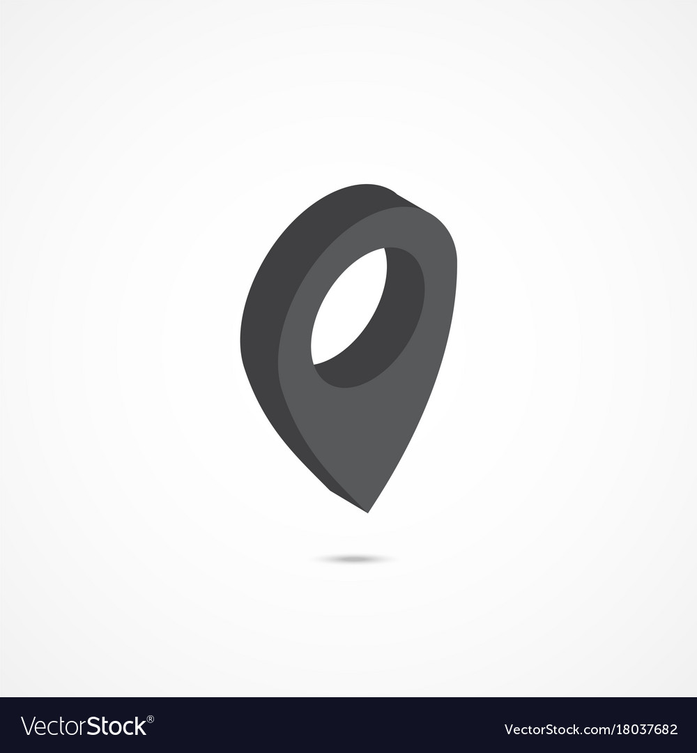 Location Isometric Icon 3d Royalty Free Vector Image