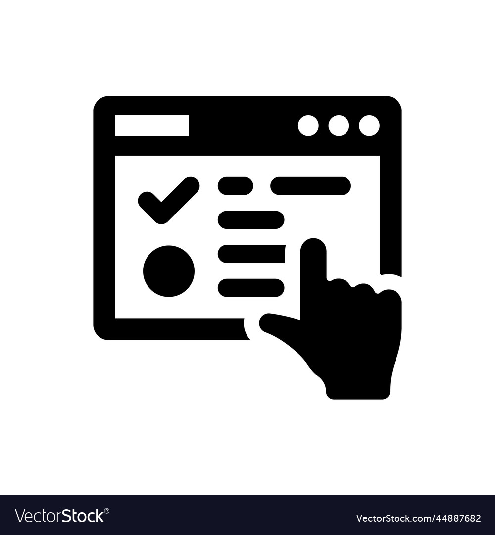 Online Questionnaire Icon Online Questionnaire Icon