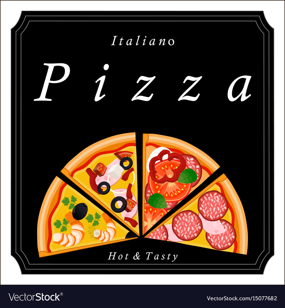 Pizza Royalty Free Vector Image - VectorStock