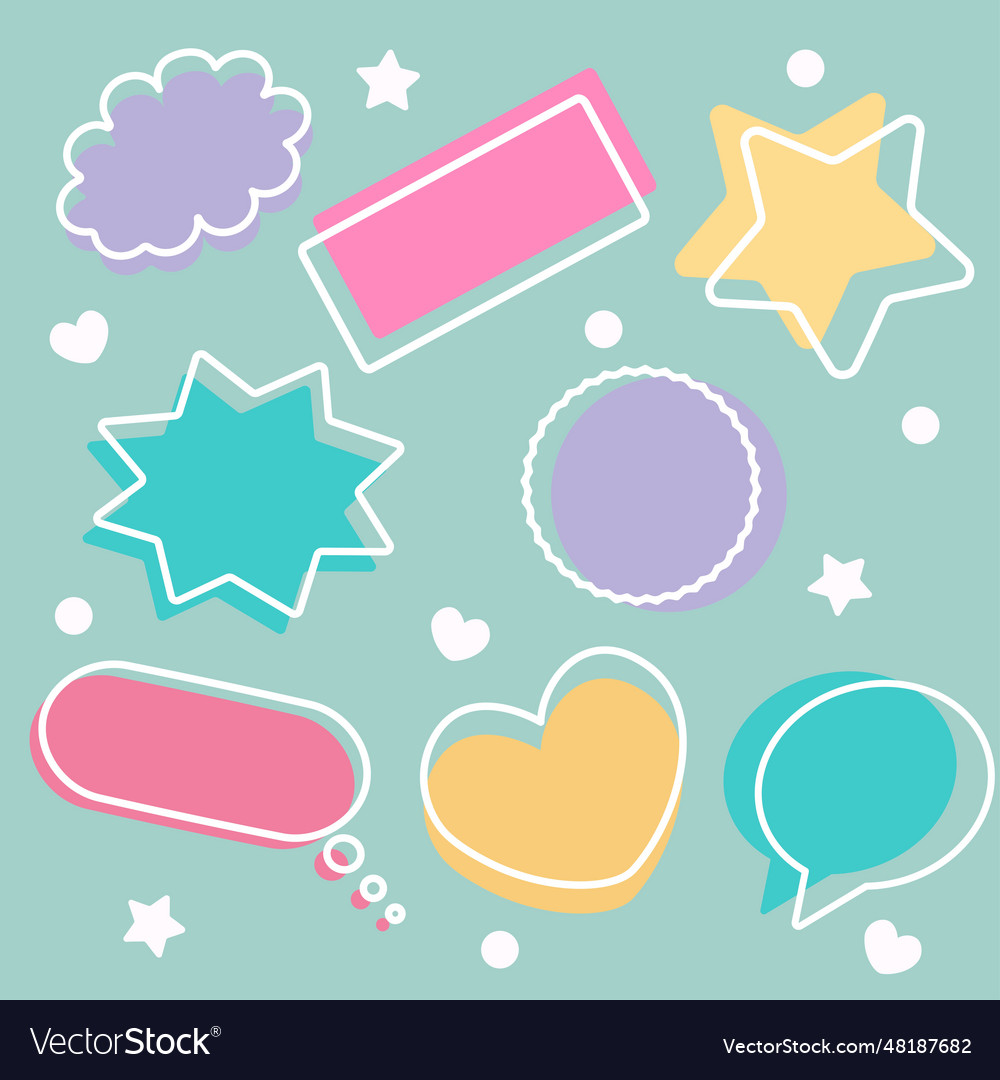 Set of motivation speech bubbles Royalty Free Vector Image Set of motivation speech bubbles Royalty Free Vector Image