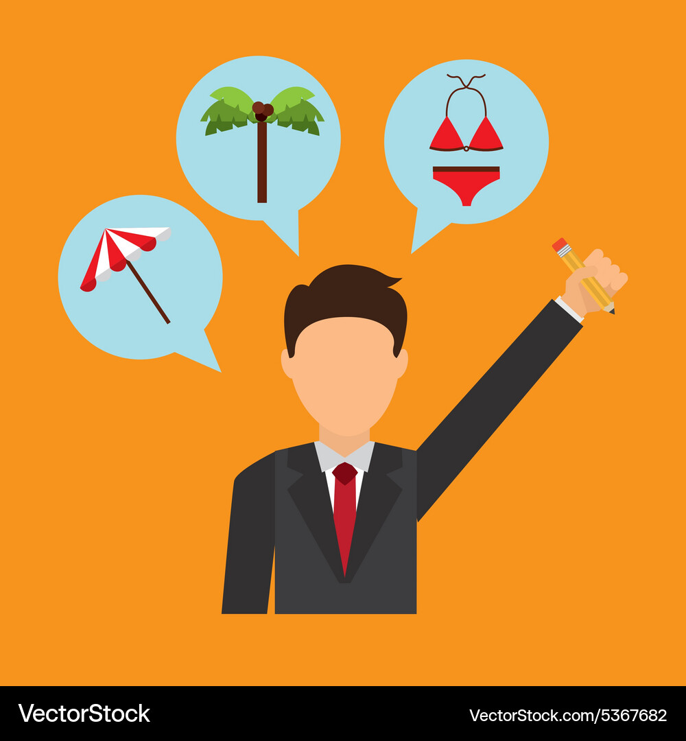 Travel vacations Royalty Free Vector Image - VectorStock