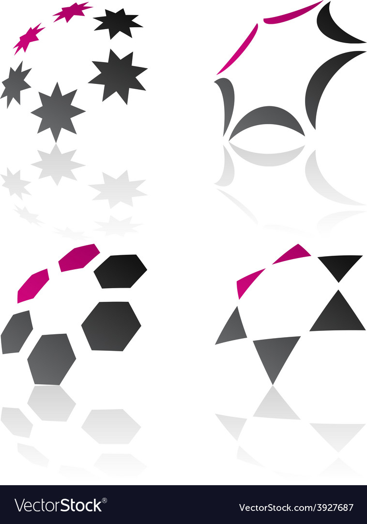 Abstract design elements Royalty Free Vector Image