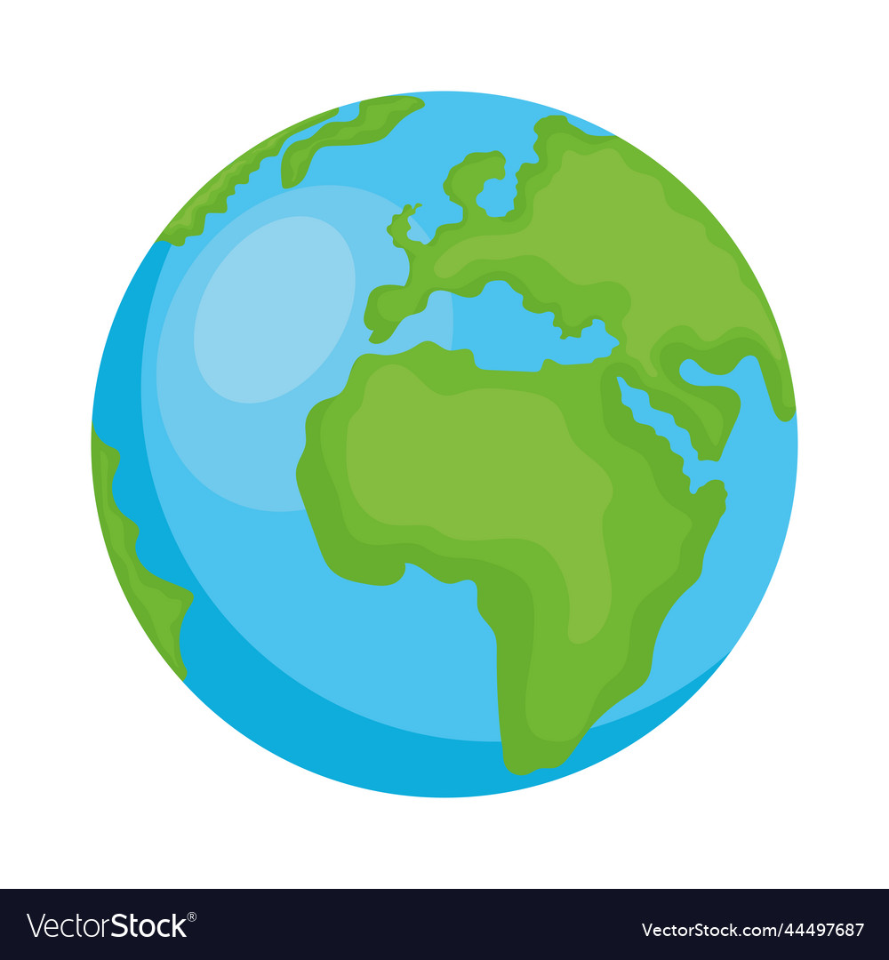 World planet earth Royalty Free Vector Image - VectorStock