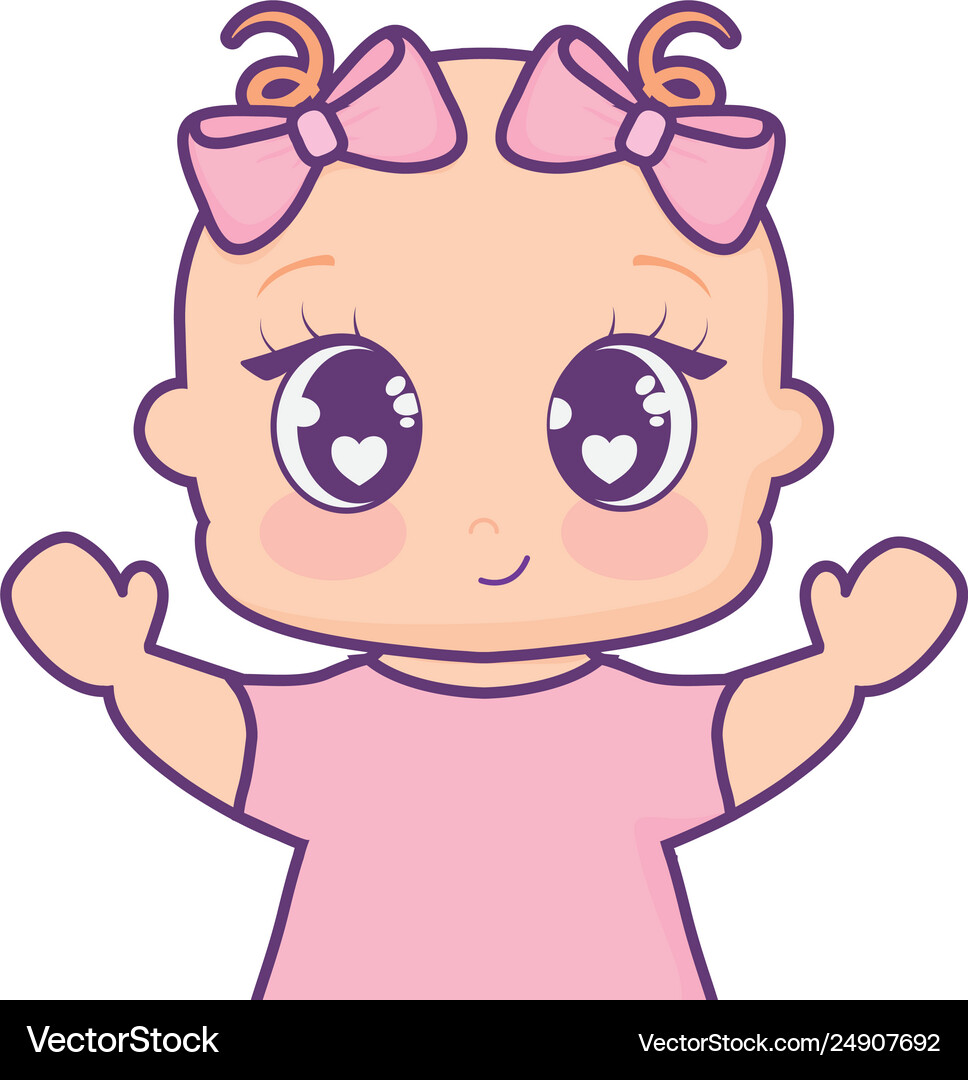 Baby girl design Royalty Free Vector Image - VectorStock